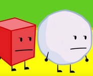 Blocky and Snowball | Battle for Dream Island Wiki | Fandom