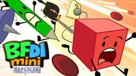 "Can I copy your homework a little?" — BFDI MINI REPLICAS | Battle for ...