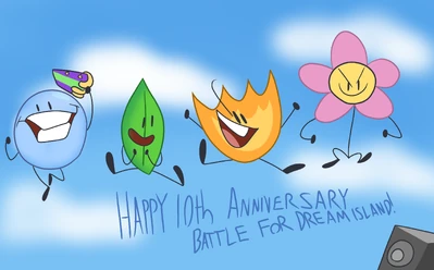 User blog:Cosmic Studios/BFDI 10th Anniversary Fan Art! | Battle for ...