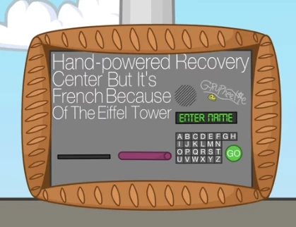 Hand-powered Recovery Center But It's French Because Of The Eiffel ...