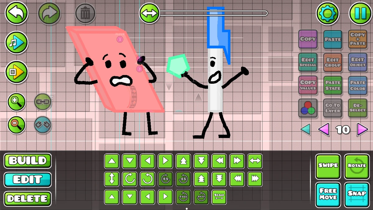 User blog:NotARealGuy/Making BFDI art in GD | Battle for Dream Island ...