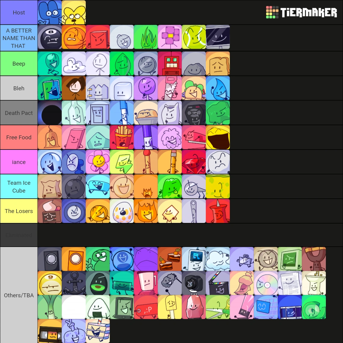 User blog:BlueGalaxyOfficial/My viewer voting Gallery | Battle for Dream Island Wiki | Fandom