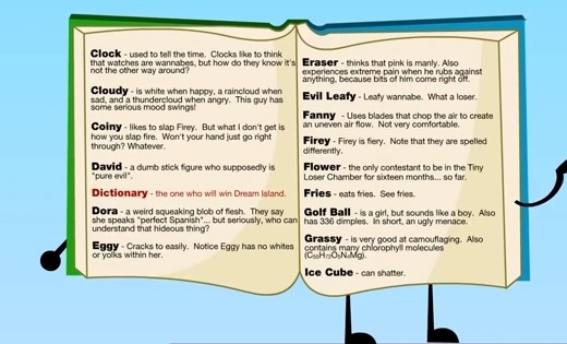 Book/Contents | Battle for Dream Island Wiki | Fandom