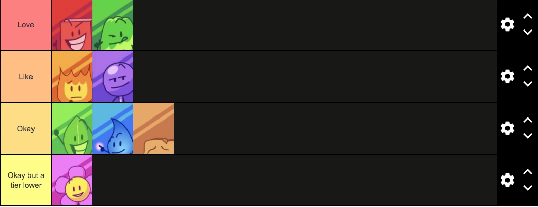 User blog:CoinSlayer777/BFB Final 8 Tier List lol | Battle for Dream ...