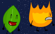 Firey and Leafy | Battle for Dream Island Wiki | Fandom