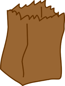 Brown Paper Packages Clipart Sun