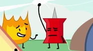 Firey and Pin | Battle for Dream Island Wiki | Fandom