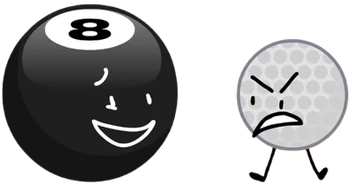 8-Ball and Golf Ball | Battle for Dream Island Wiki | Fandom