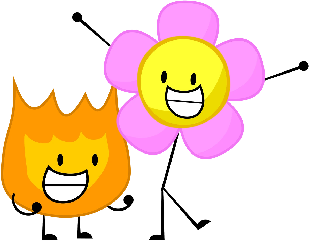Firey and Flower | Battle for Dream Island Wiki | Fandom