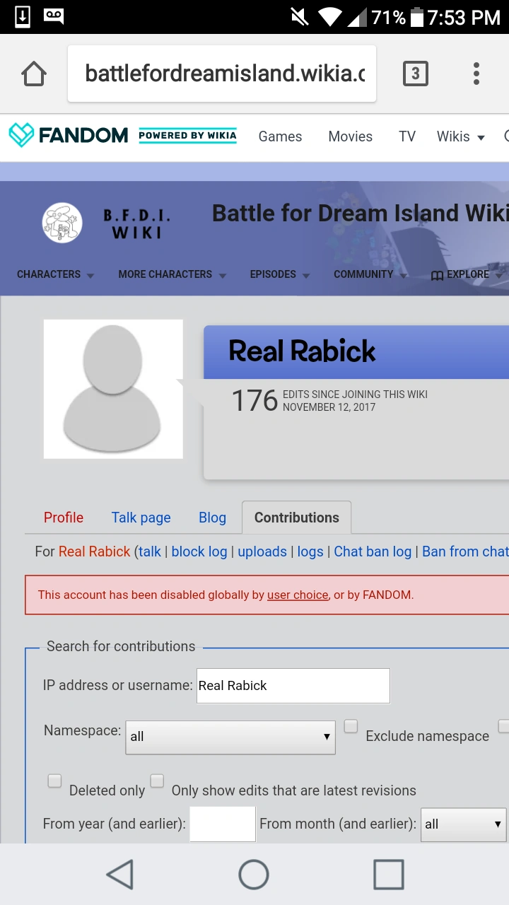 User blog:Chobi.Rabbit.Starfall/Rabick disabled her account.. | Battle ...