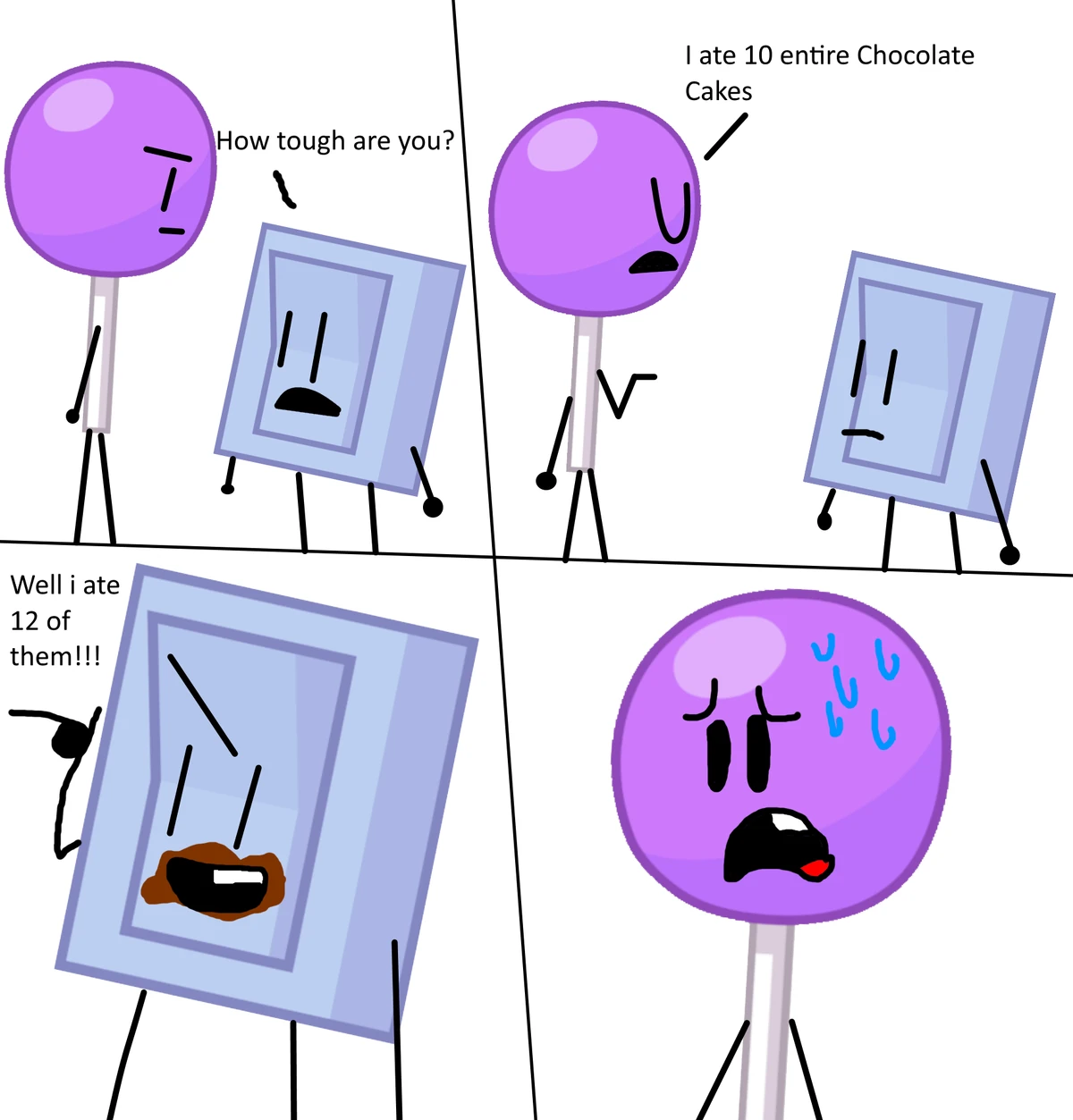 User blog:BOXFantheOrigin/BFB Meme ( Chocolate Cakes ) | Battle for ...