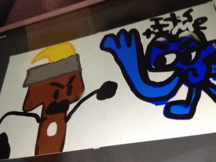 User blog:BFDI Liker/Paintbrush Vs Four | Battle for Dream Island Wiki ...