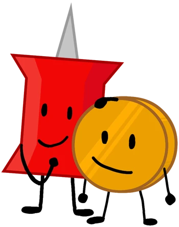 Coiny and Pin | Battle for Dream Island Wiki | Fandom