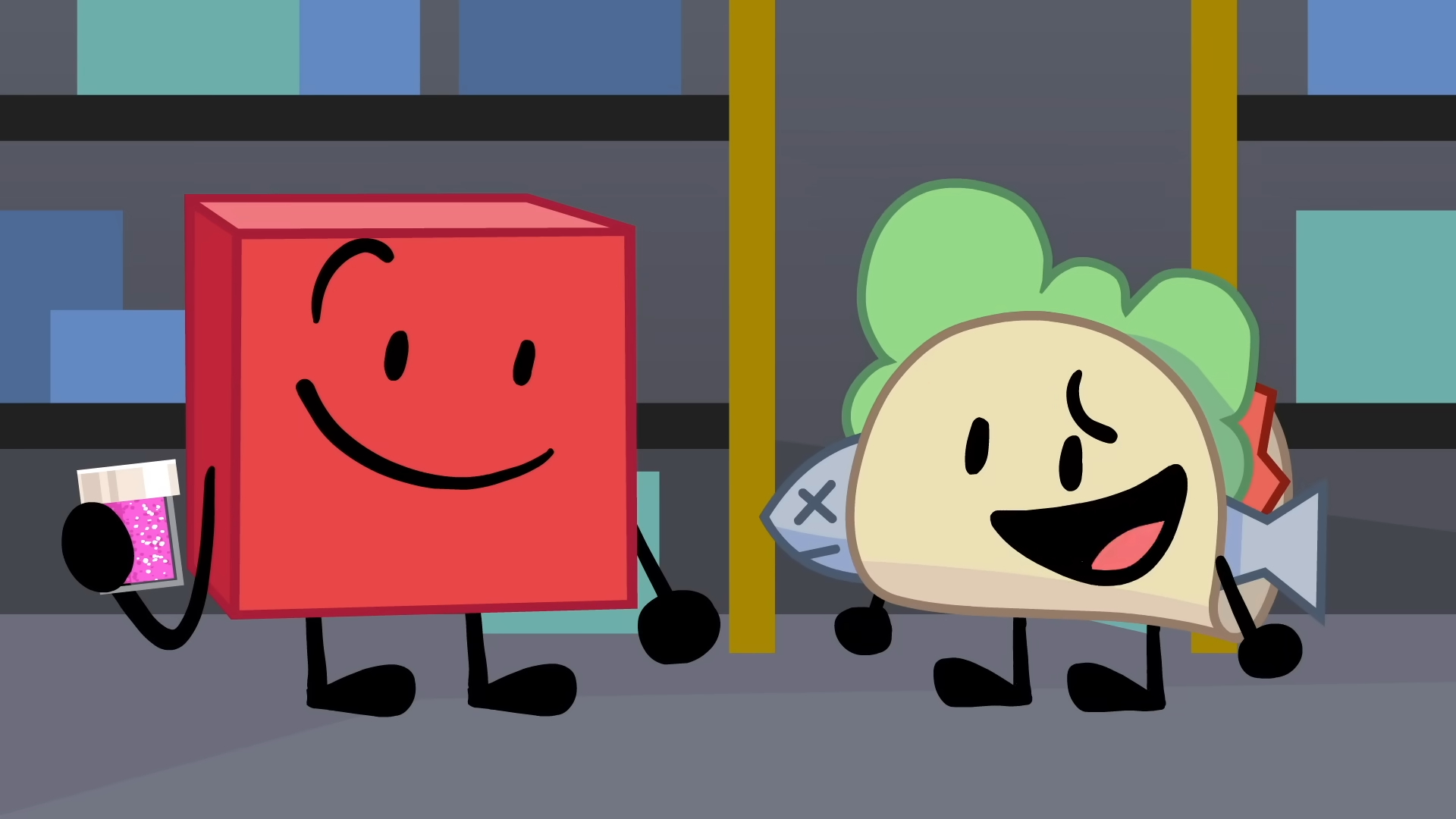 Blocky and Taco | Battle for Dream Island Wiki | Fandom