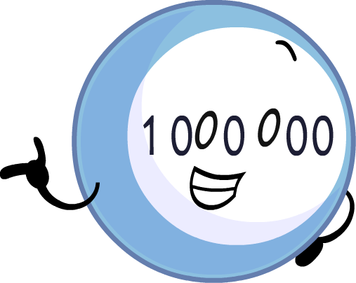 1 Million-Ball | Object Shows Community | Fandom