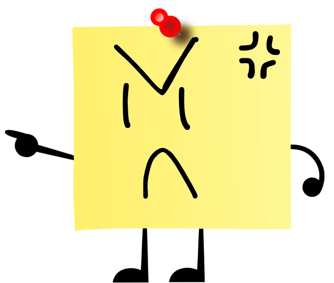 Sticky Note/Gallery | Object Shows Community | Fandom