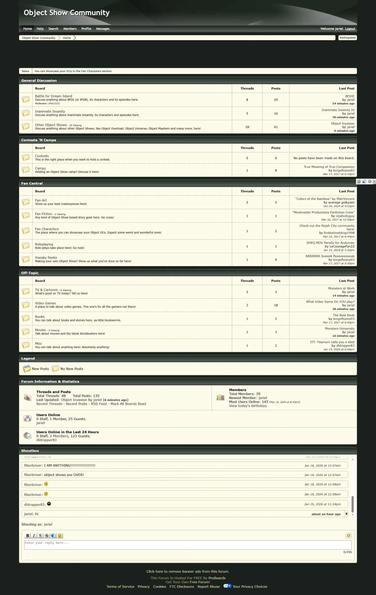 Object Show Community (ProBoards) | Object Shows Community | Fandom