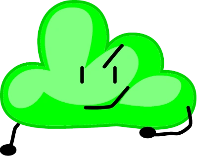 Green Cloudy (Cutiesunflower) | Object Shows Community | Fandom