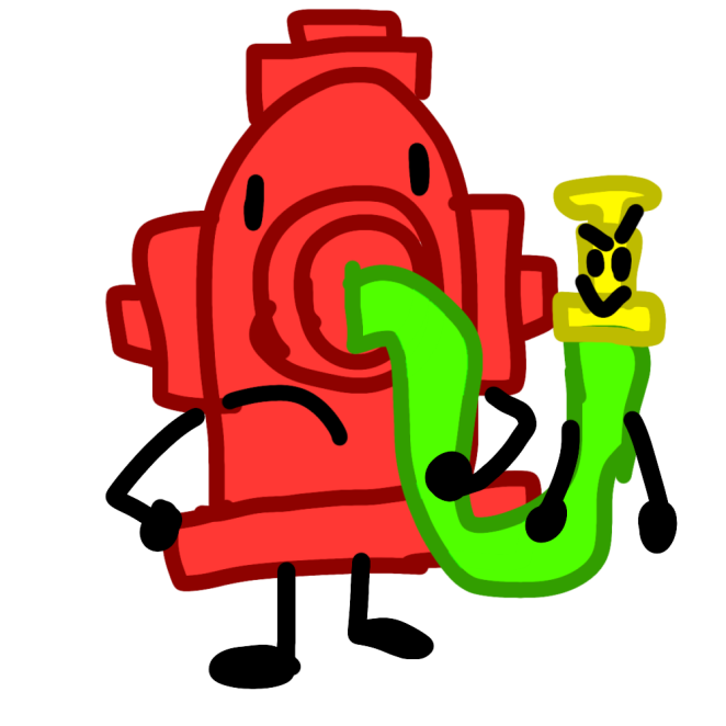 Fire hydrant with a hose | Object Shows Community | Fandom