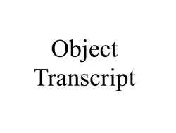 Object Transcript | Object Shows Community | Fandom