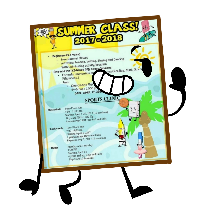 Summer Camp Poster | Object Shows Community | Fandom