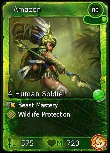 Card:Amazon | BattleForge Wiki | Fandom