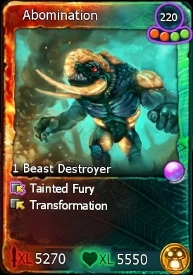 Card:Abomination | BattleForge Wiki | Fandom