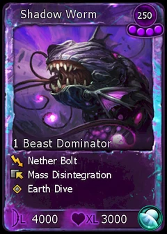 Card:Shadow Worm | BattleForge Wiki | Fandom