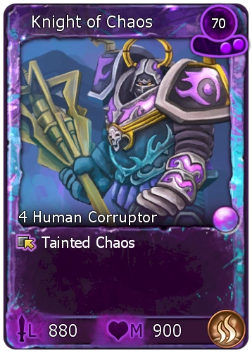 Card:Knight of Chaos | BattleForge Wiki | Fandom