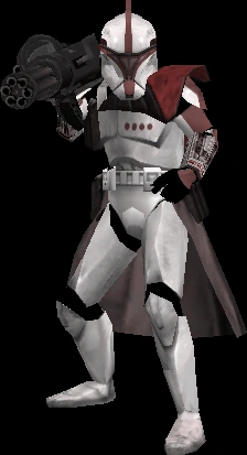2 Star Wars Clone Commanders Star Wars Red Clone Commander In Battle