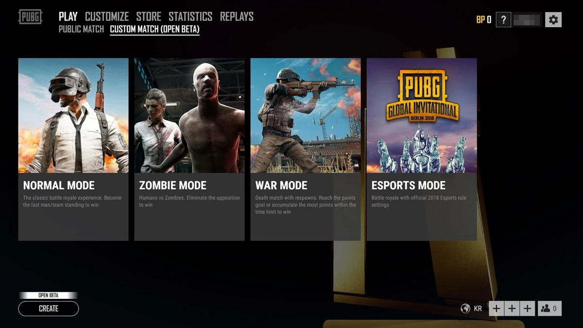 Game Modes/Custom - Official PLAYERUNKNOWN'S BATTLEGROUNDS Wiki