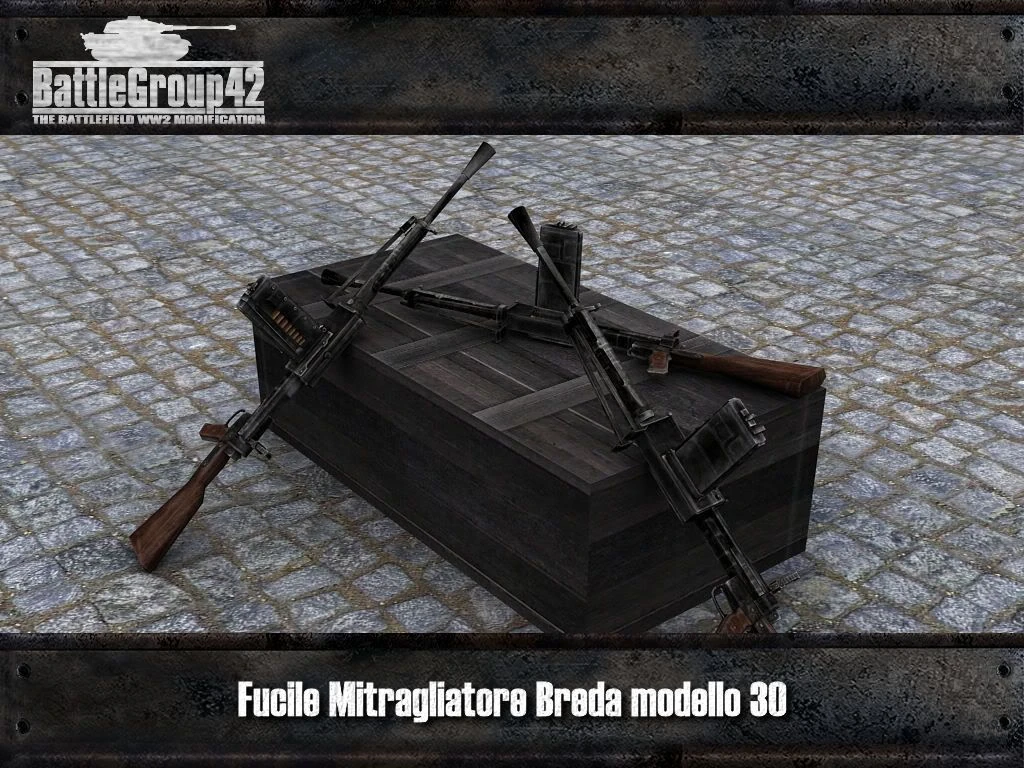 Fucile Mitragliatore Breda Modello 30 | Battlegroup42 Encyclopedia | Fandom