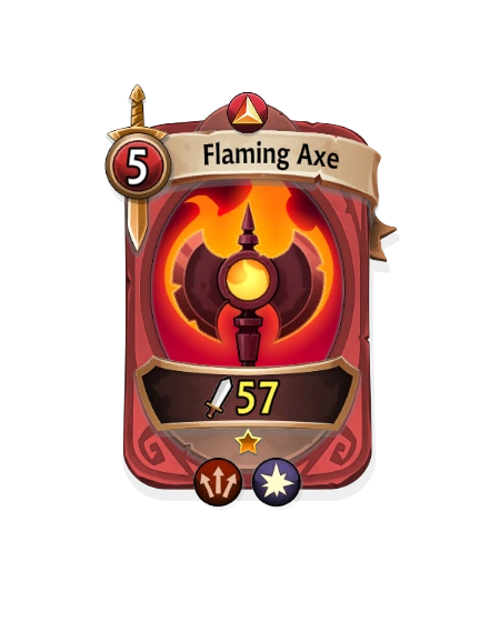 Flaming Axe | BattleHand Wikia | Fandom