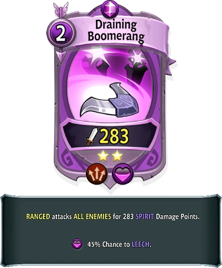 Draining Boomerang | BattleHand Wikia | Fandom