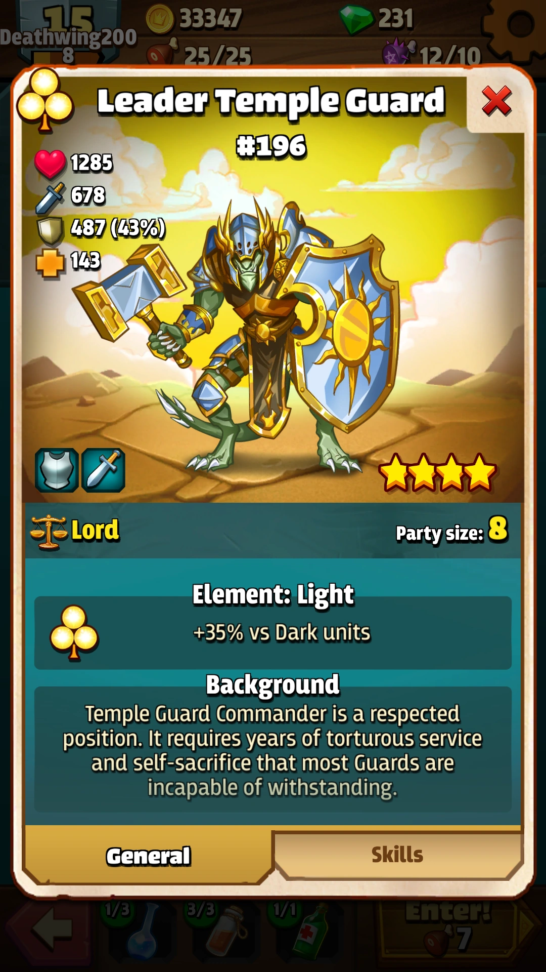 Leader Temple Guard | BattlejackRemastered Wiki | Fandom