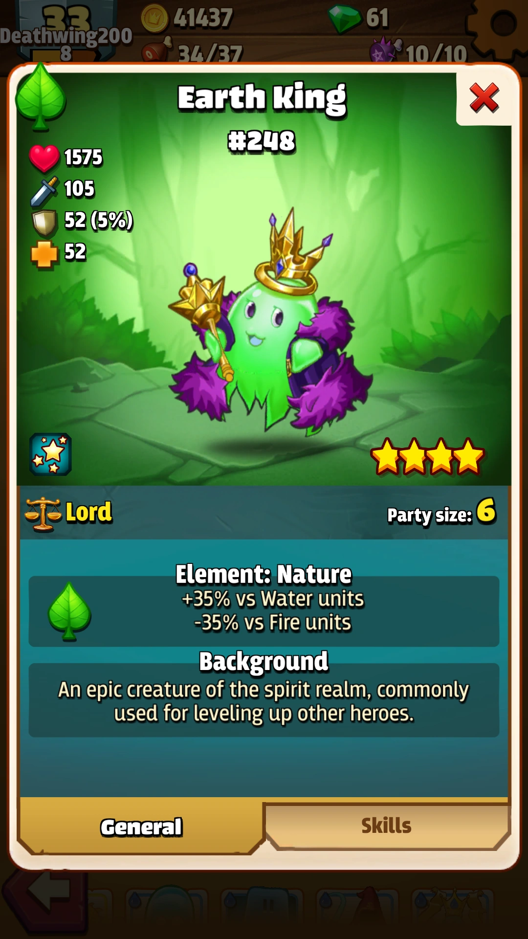 Earth King | BattlejackRemastered Wiki | Fandom