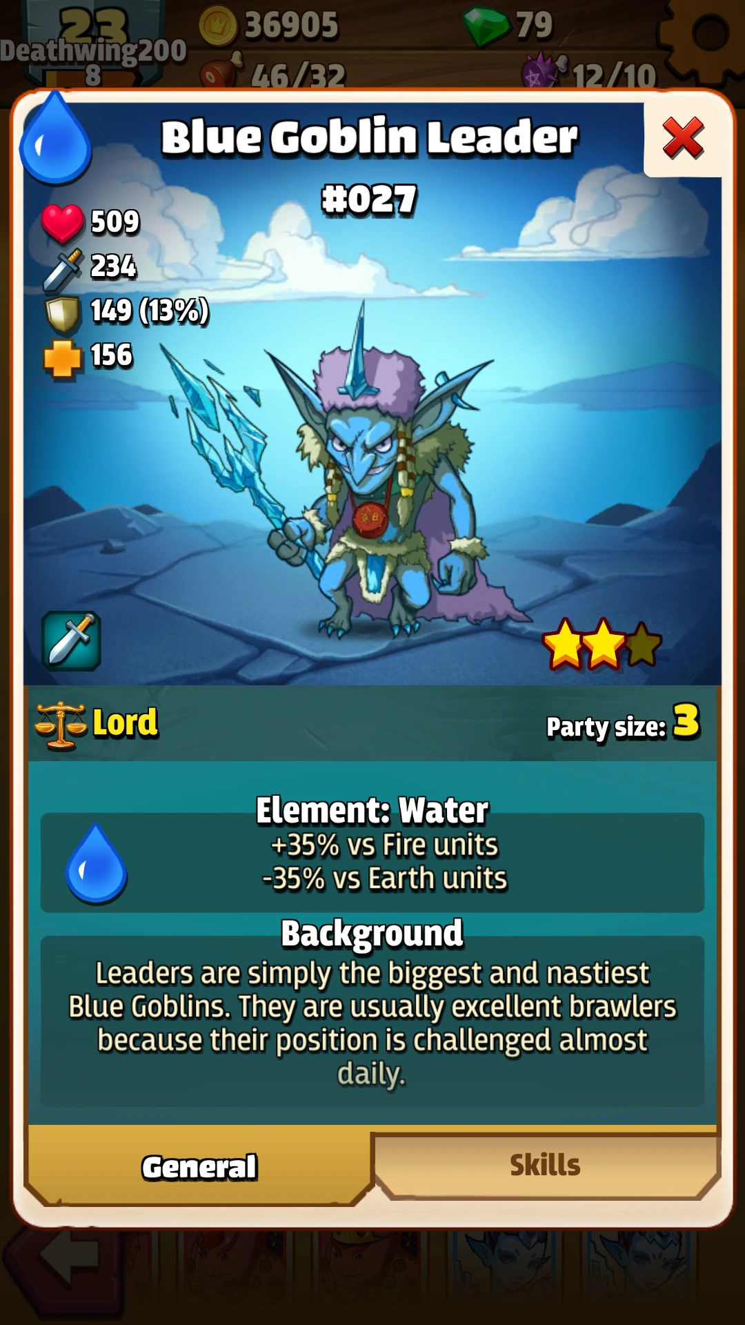 Blue Goblin Leader | BattlejackRemastered Wiki | Fandom