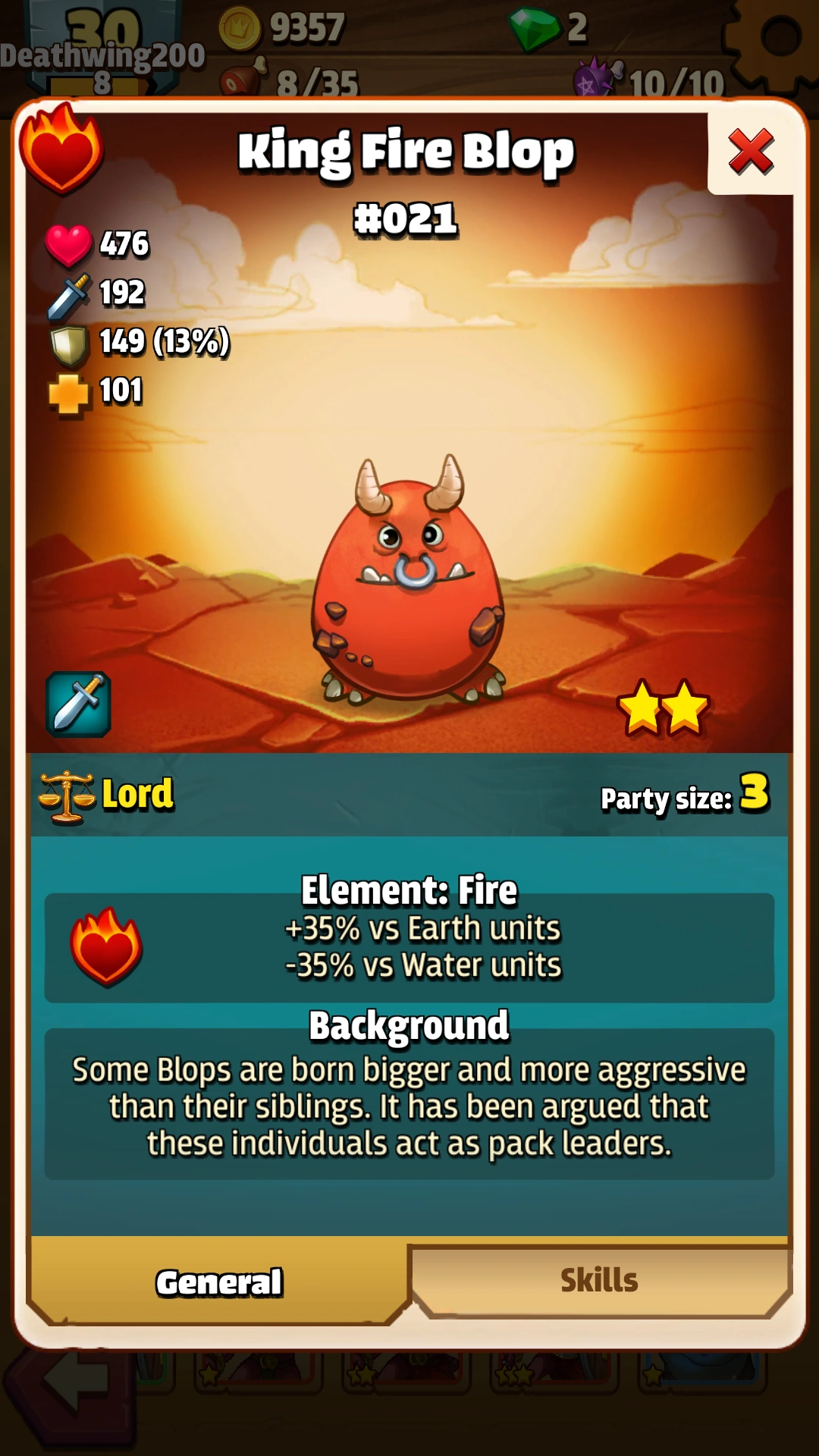 King Fire Blop | BattlejackRemastered Wiki | Fandom