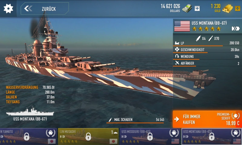 USS Montana (BB-67) | Battle of Warships Wiki | Fandom