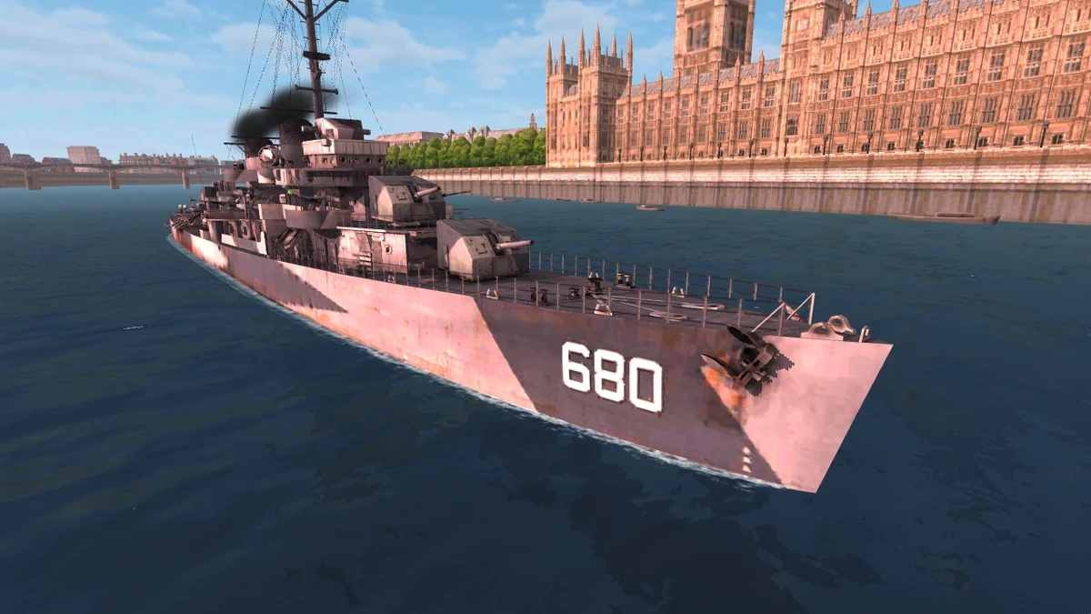 USS Melvin (DD-680) | Battle of Warships Wiki | Fandom