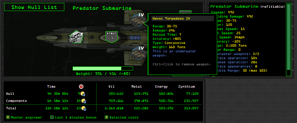 Common Ship Builds | Battle Pirates Wiki | Fandom