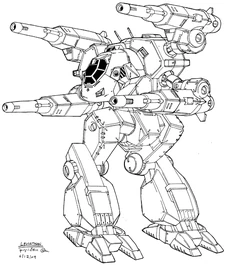 Leviathan (Custom 'Mech) | BattleTech Fanon Wiki | Fandom