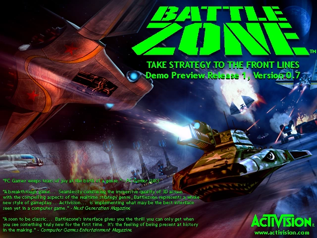 Battlezone Demo | Battlezone Wiki | Fandom