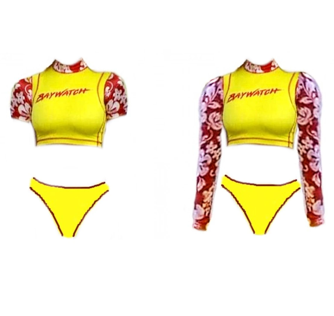 Baywatch Hawaii Floral Rash Guard | Baywatch | Fandom