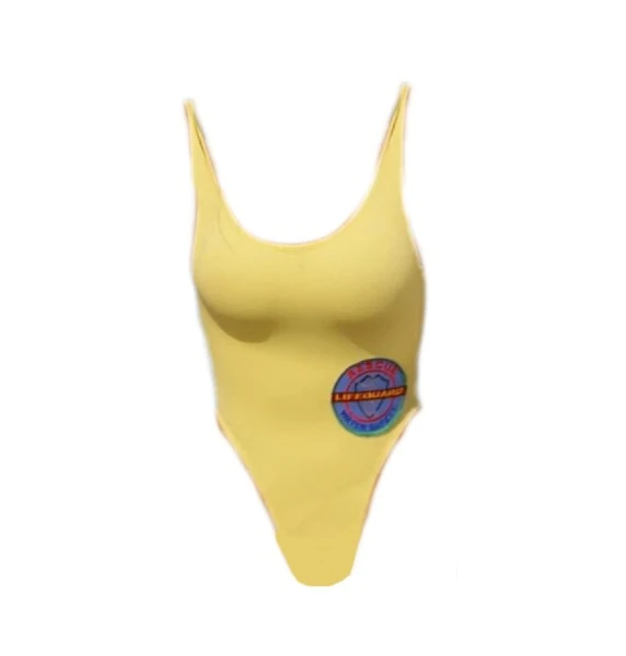 Hawaiian Rescue and Water Safety Yellow Lifeguard Swimsuit | Baywatch ...