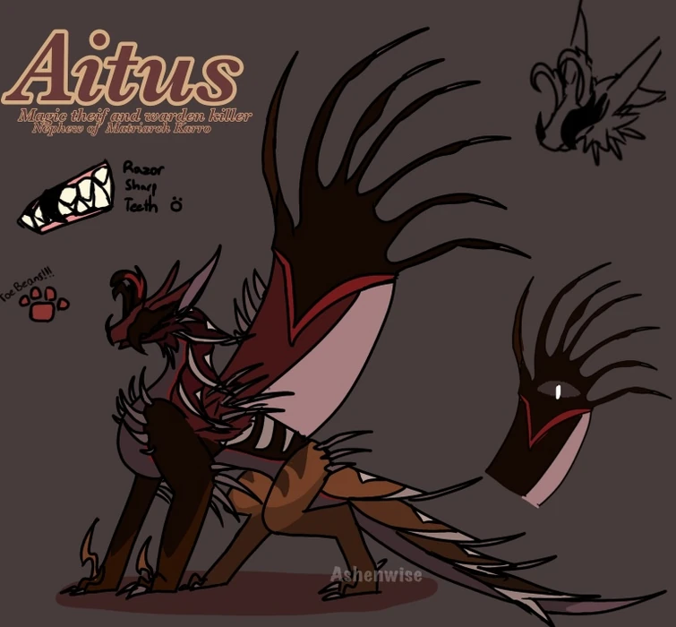 Aitus’s reference!!! Oh and Blight’s but who cares bout her 🙄 | Fandom