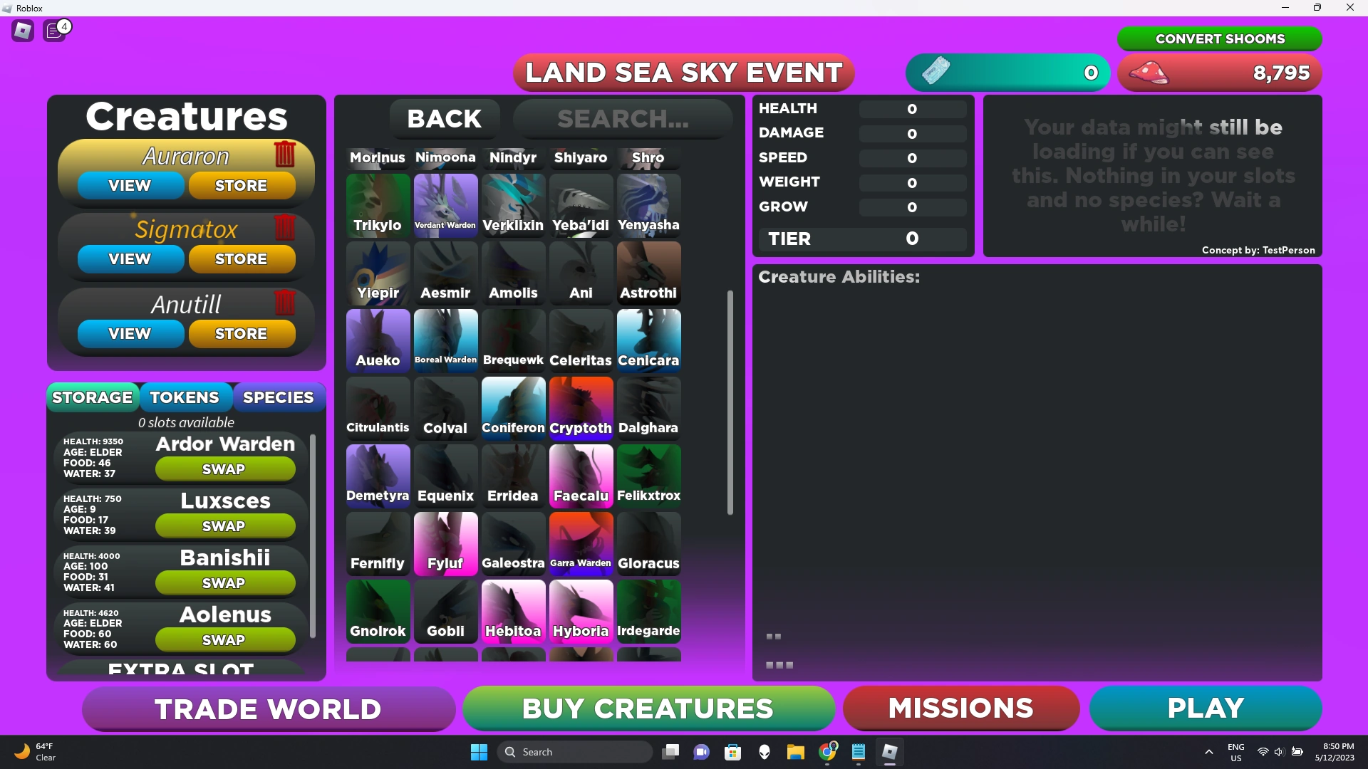 buying normal creatures | Fandom