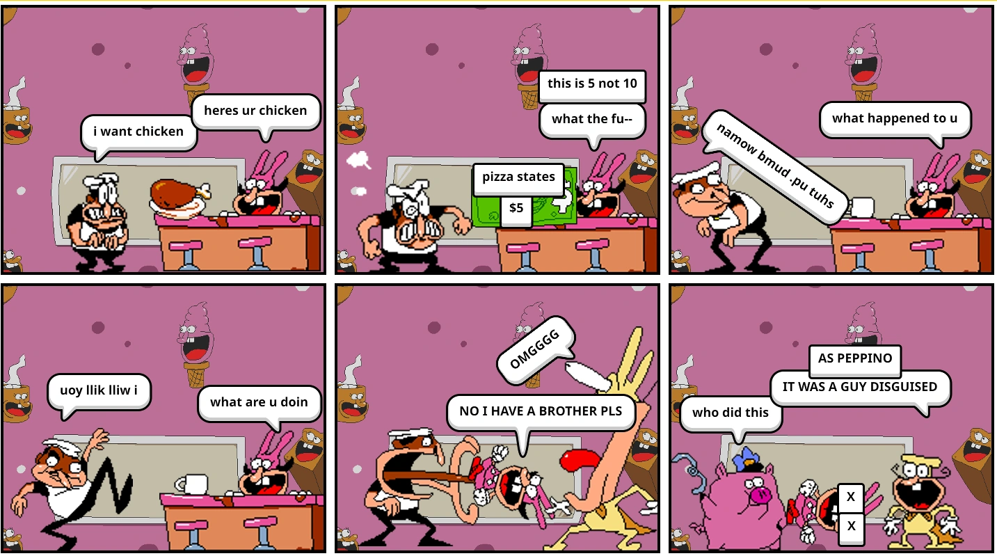 fake pep in noisette cafe | Fandom