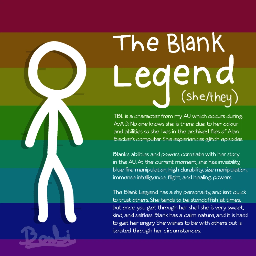 Meet my OC: The Blank Legend! | Fandom