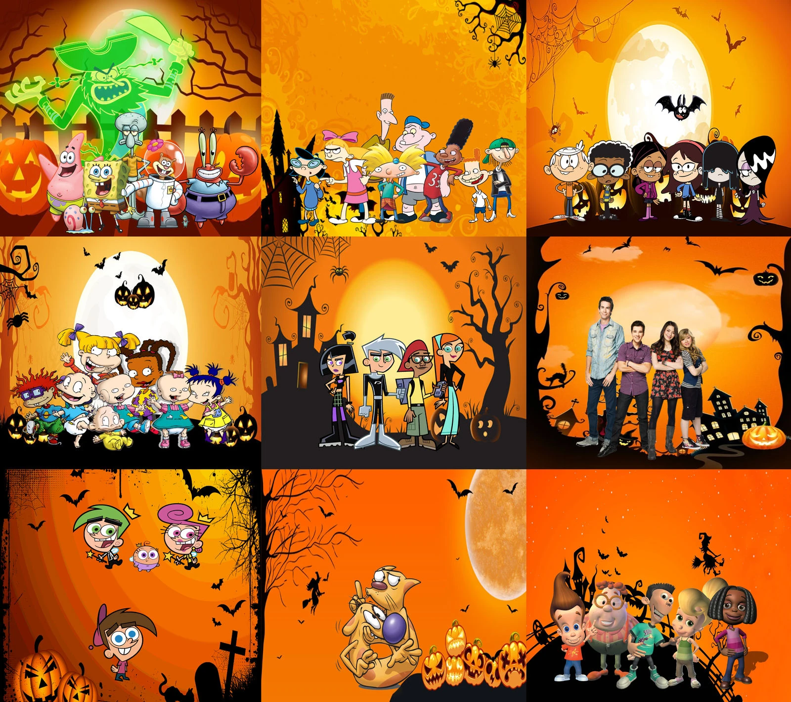 The spooky characters from nickelodeon for Halloween. | Fandom